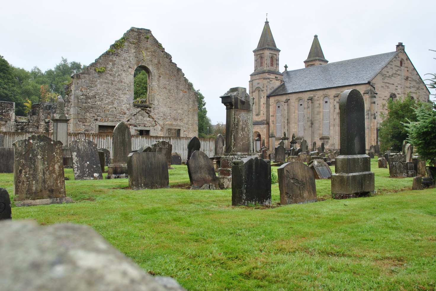 3 headstones – Graveyards of Scotland