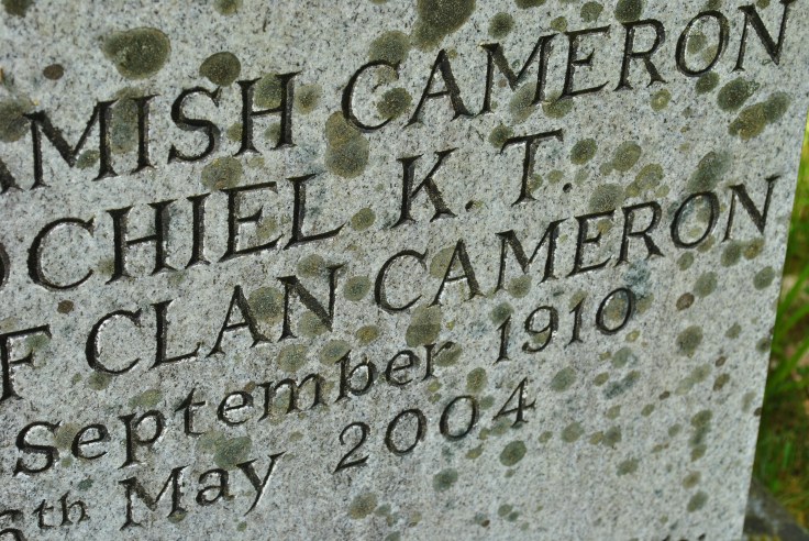 the burial site of the Cameron chiefs – Graveyards of Scotland