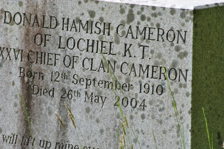 the burial site of the Cameron chiefs – Graveyards of Scotland