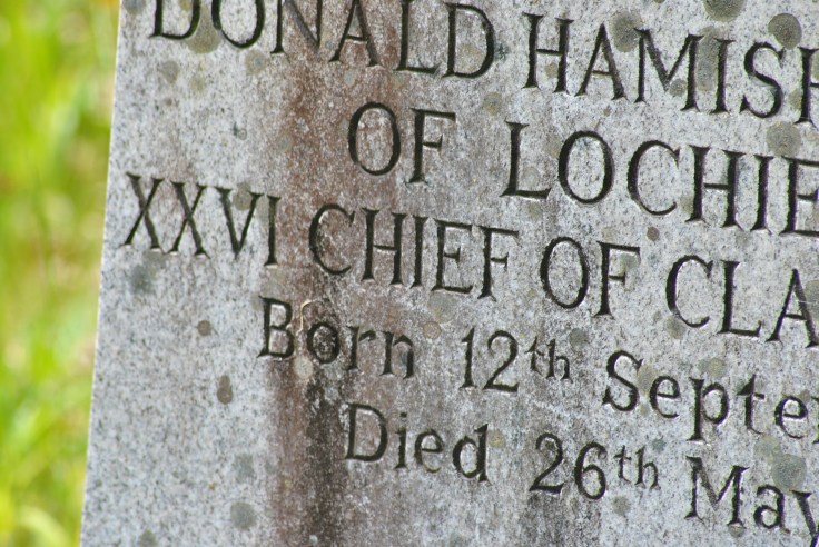 the burial site of the Cameron chiefs – Graveyards of Scotland